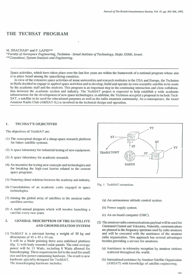 The TechSAT Program – BIS Shop